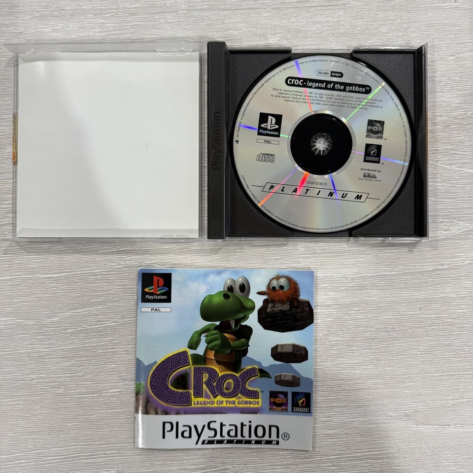 Croc: Legend of the Gobbos - Sony PlayStation - PS1 - Complete - PAL ...