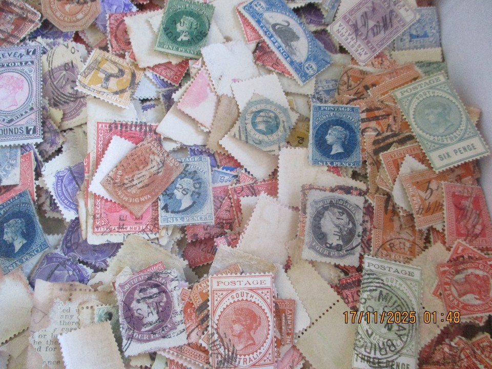ESTATE: Australian States unchecked unsorted heaps amazing FREE POST ...