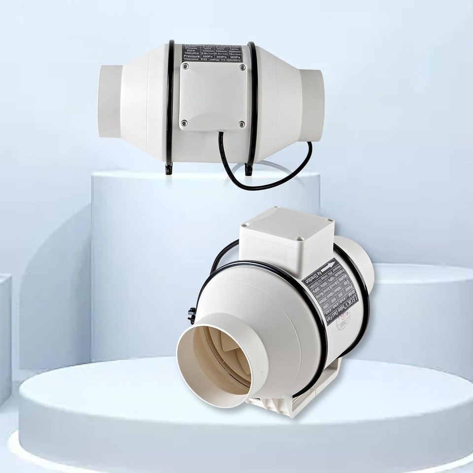 4 Inch Inline Tube Duct Exhaust Blower Fan Ventilation Fan Extractor ...