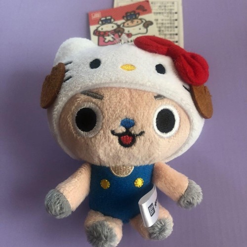 Sanrio Hello Kitty One Piece Chopper Plush Mascot Keychain Kawaii Cute ...