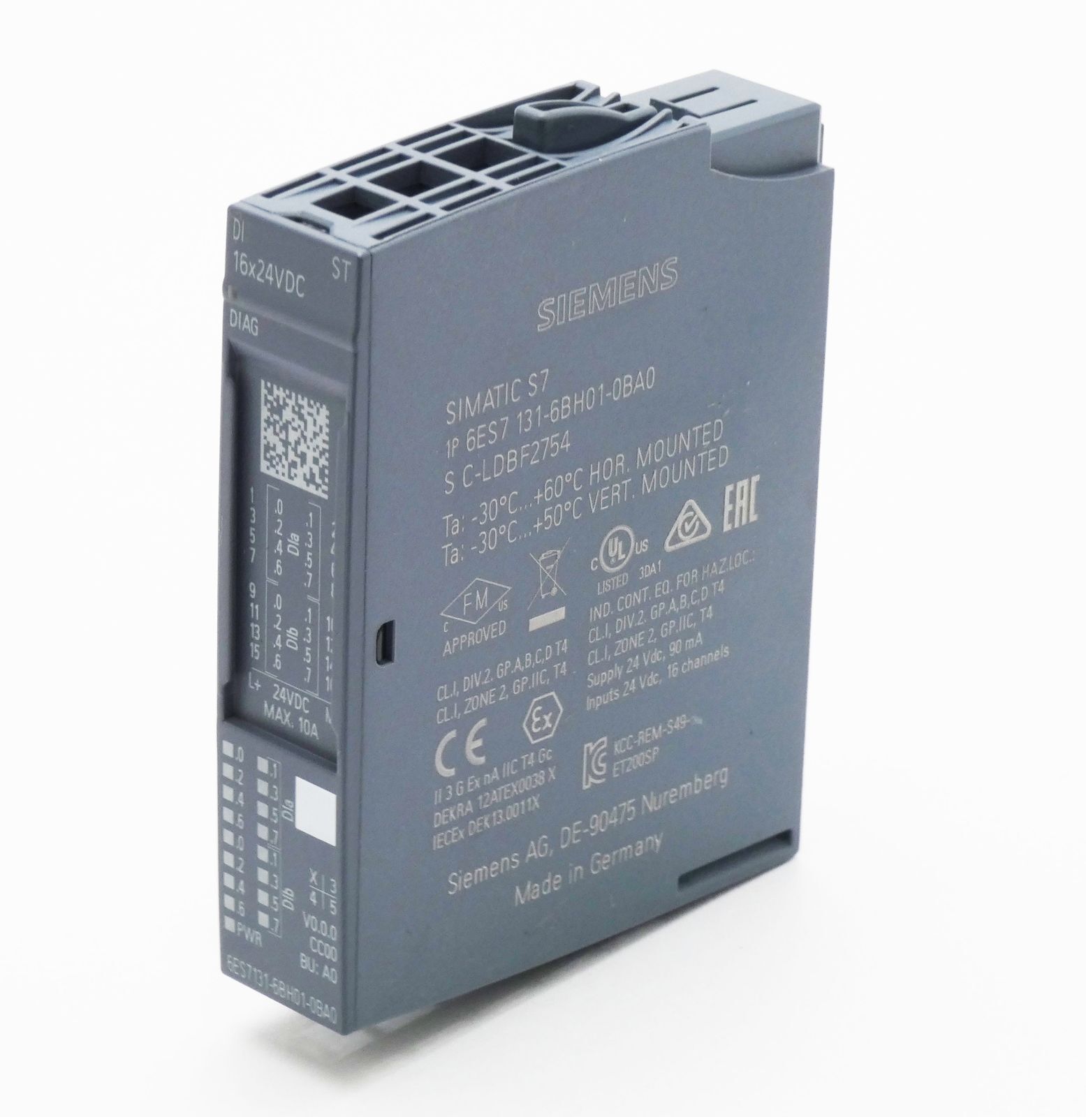 Siemens SIMATIC 6ES7 131-6BH01-0BA0 6ES7131-6BH01-0BA0 FS:02 V0.0.0 ...