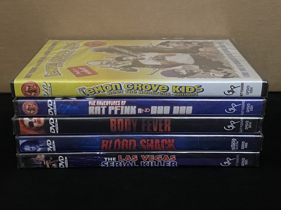 NEW! 5 Ray Dennis Steckler Media Blasters DVD Lot! Body Fever, Blood ...
