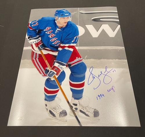 Alexei Kovalev Signed Autographed NY Rangers 16x20 Photo 1994 Cup JSA ...