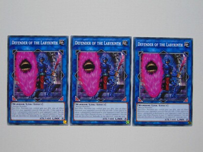 Defender of the Labyrinth RIRA-EN049 1st Edition x3 Playset (Pack Fresh ...
