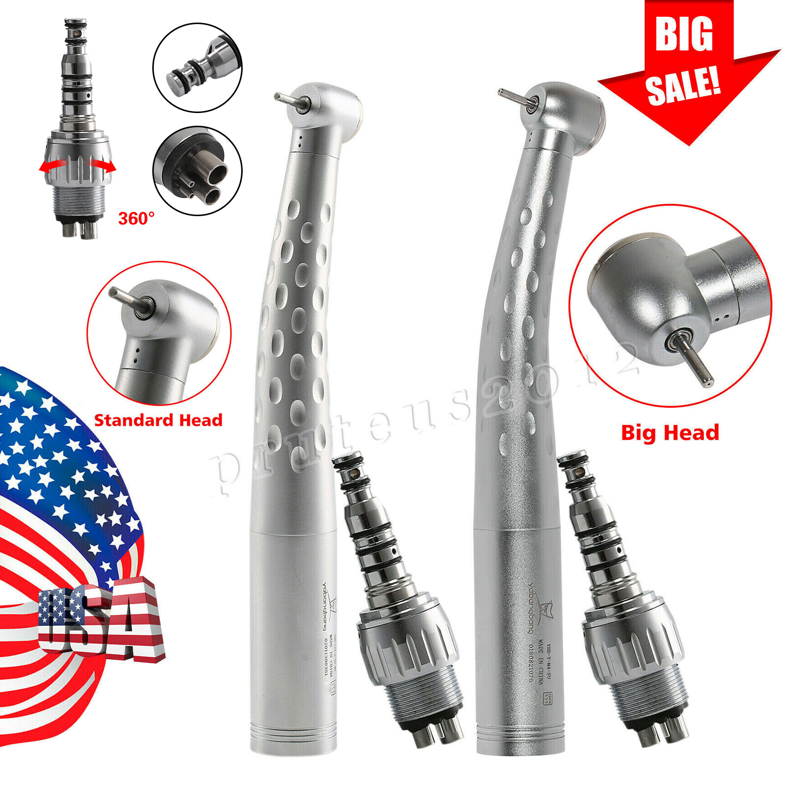 KaVo Style Dental High Speed Turbine Handpiece with Quick Coupler 4 ...