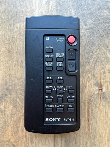 OEM Genuine Original Sony RMT-814 Handycam Camcorder Remote Control ...