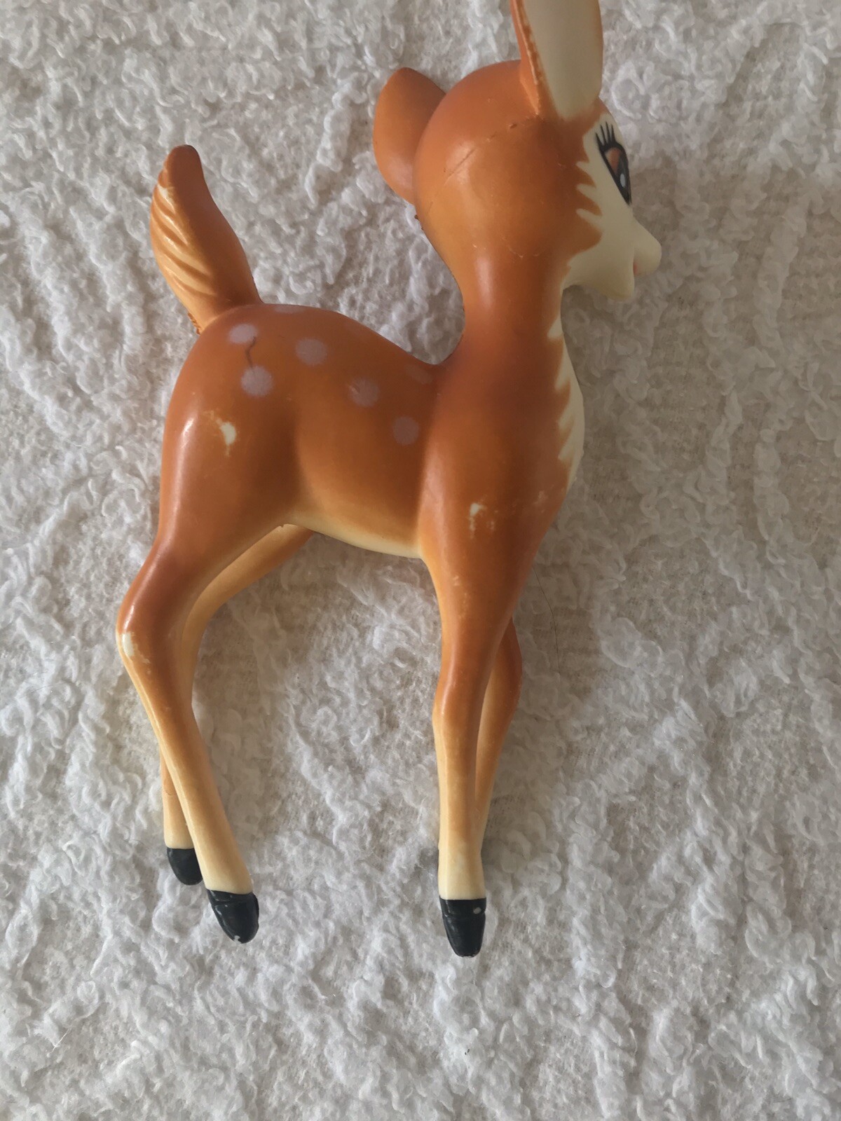 Vintage Celluloid Plastic Rare Deer Fawn Christmas Reindeer Bambi ...
