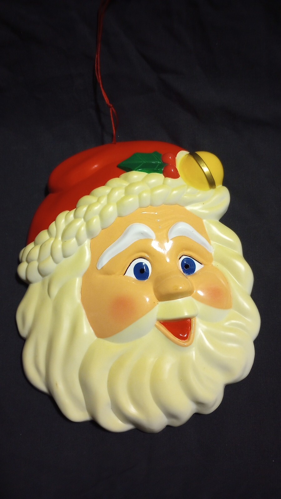 Vintage Santa Light Up Face Decoration For Tony USA Made in China ...