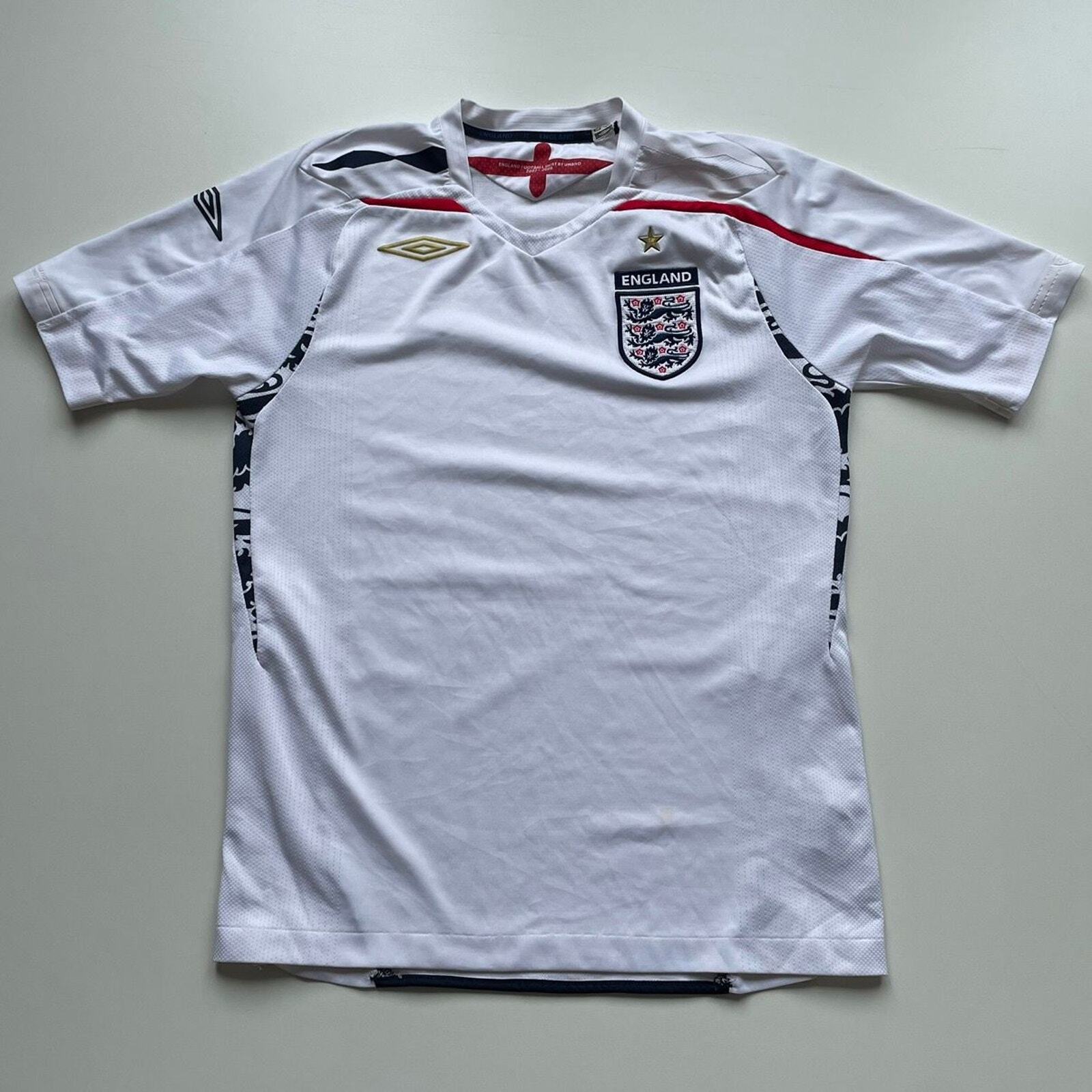 Vintage 2000s Umbro England Fifa World Cup Futebol So… - Gem