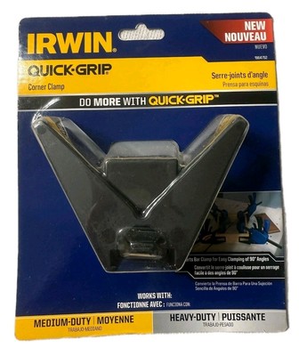 IRWIN QUICK-GRIP Corner Clamp Medium Duty & Heavy Duty 1964752 | eBay