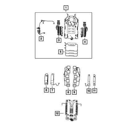 Mopar 68545857AA Seat Back Massage Air Cell Rear, Left | eBay