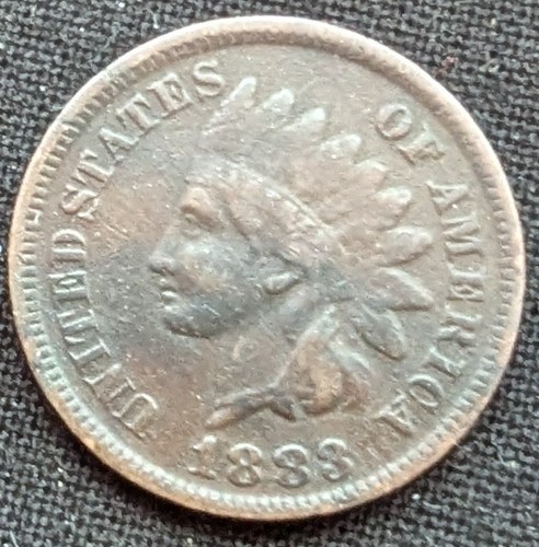 1883 Indian Head One Cent VF Coin | eBay