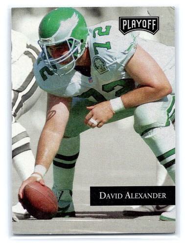 1992 Playoff Football #82 David Alexander Philadelphia Eagles | eBay