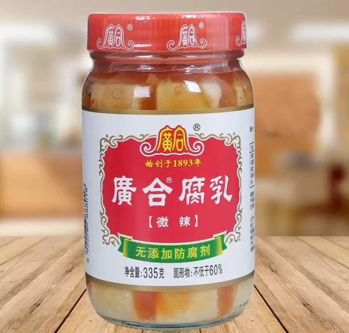 1 Bottles Guanghe Fermented Bean Curd Chinese sauce 300 gram 广合豆腐乳 US ...