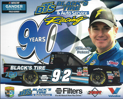 2019 TIMOTHY PETERS "BTS TIRE & WHEEL" #92 NASCAR GANDER OUTDOORS TRUCK ...