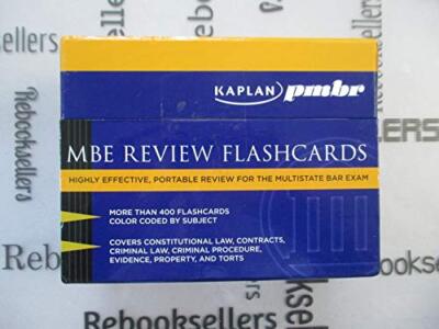 Kaplan PMBR: MBE Review Flashcards Kaplan Pmbr 9781607141044| eBay