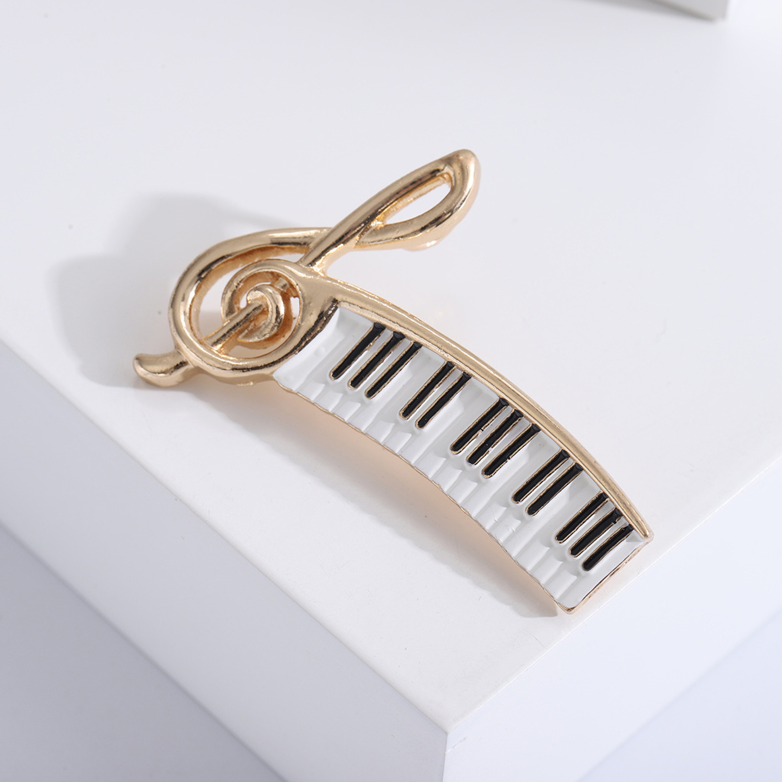 Anti-rust Brooch Elegant Hat Musical Notes Piano Literary Instrument ...