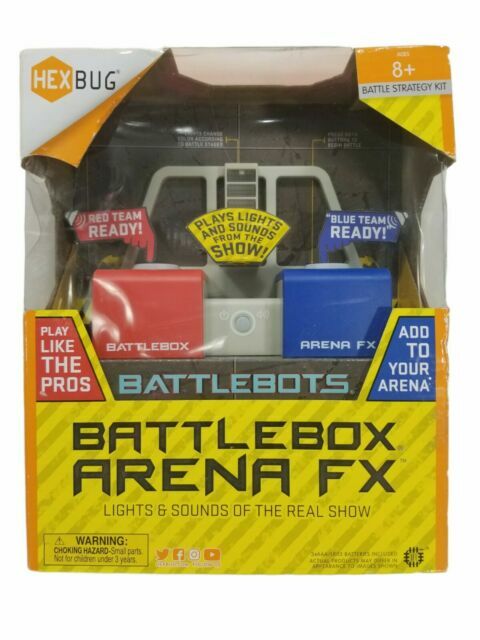 HEXBUG Battlebots Battlebox Arena FX - Blue / Red (4136395) for sale ...