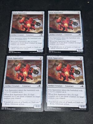 x4 Iron Apprentice NEO MTG 248/302 COMMON M/NM 4x | eBay