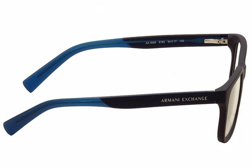 Armani Exchange Men's Eyeglasses AX3029 AX/3029 8183 Blue Optical Frame ...