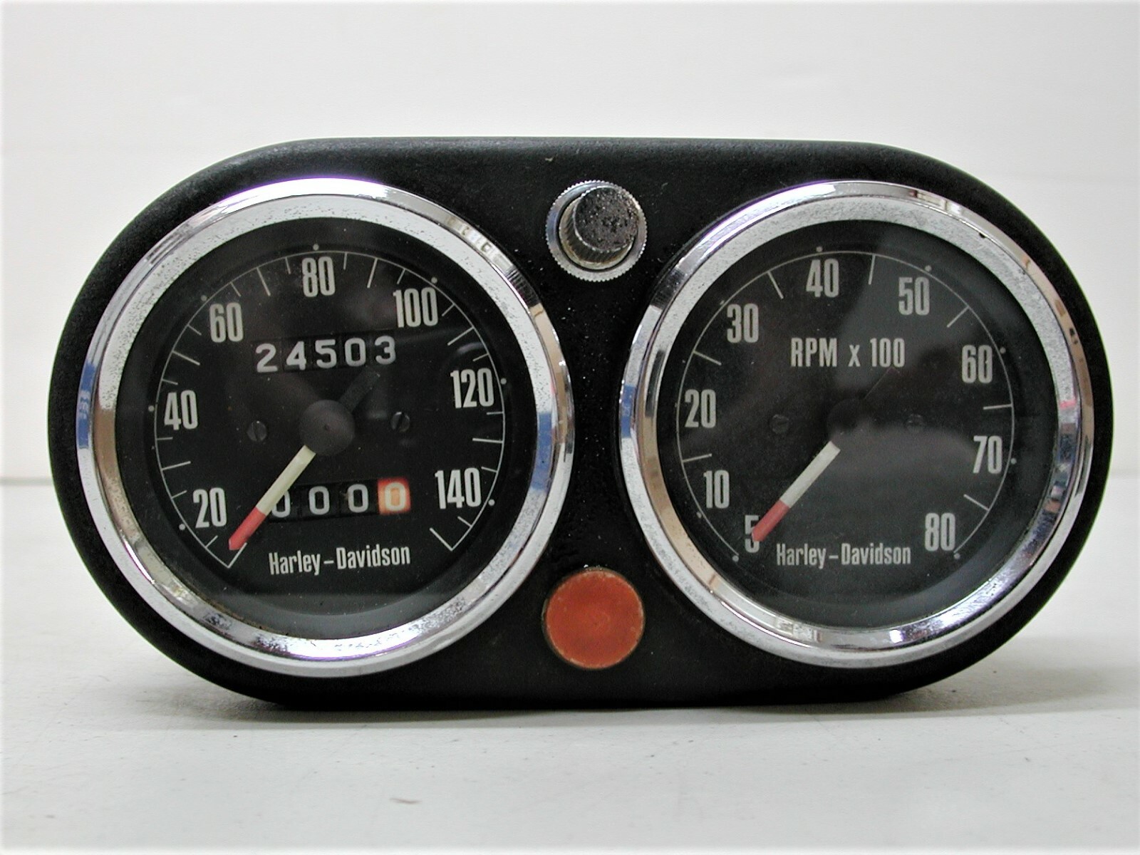 Vintage HARLEY DAVIDSON FXR OEM Motorcycle Speedometer - Tachometer set ...