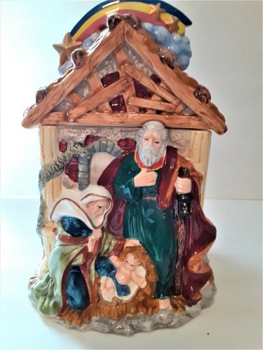 Mercuries Nativity Christmas Scene Cookie Jar | eBay