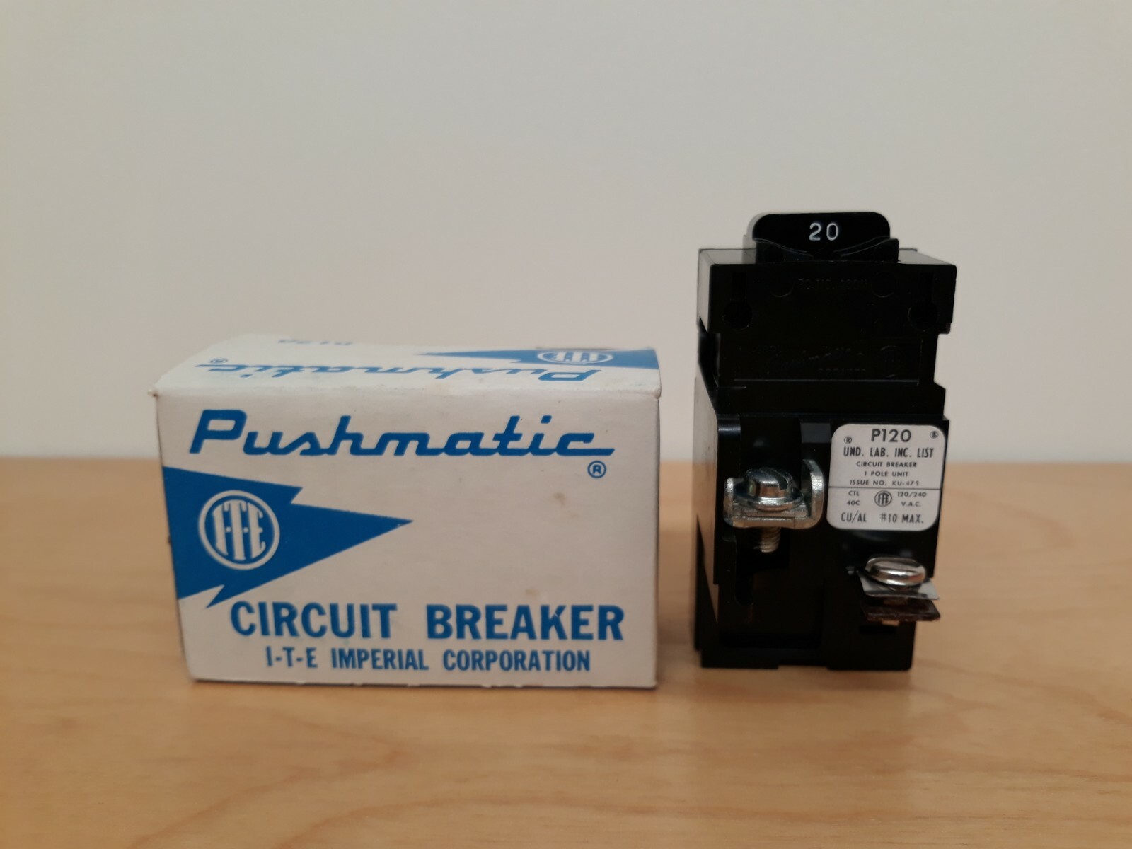 NEW! PUSHMATIC ITE BREAKERS 15 20 30 40 50 60 100 Amp 1 & 2 POLE *ALL ...