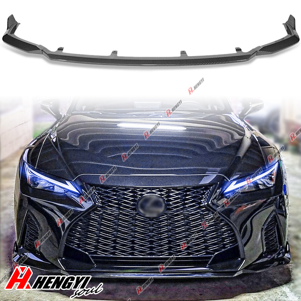 [3PCS] FOR 21-25 LEXUS IS350 IS500 F-SPORT V-STYLE CARBON STYLE FRONT ...