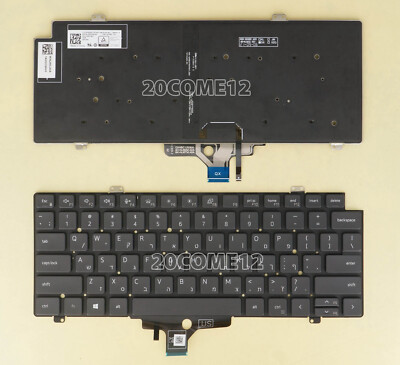 For DELL Latitude 7420 7430 7530 2022 Keyboard Backlit Hebrew Israel HB ...