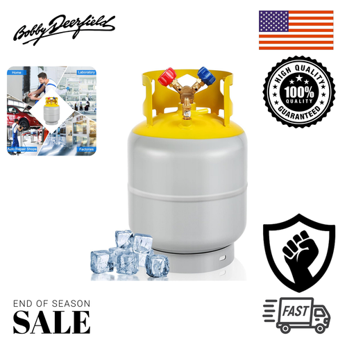 30 LB Refrigerant Recovery Tank for R12, R22, R134A, R410A Refrigerant ...