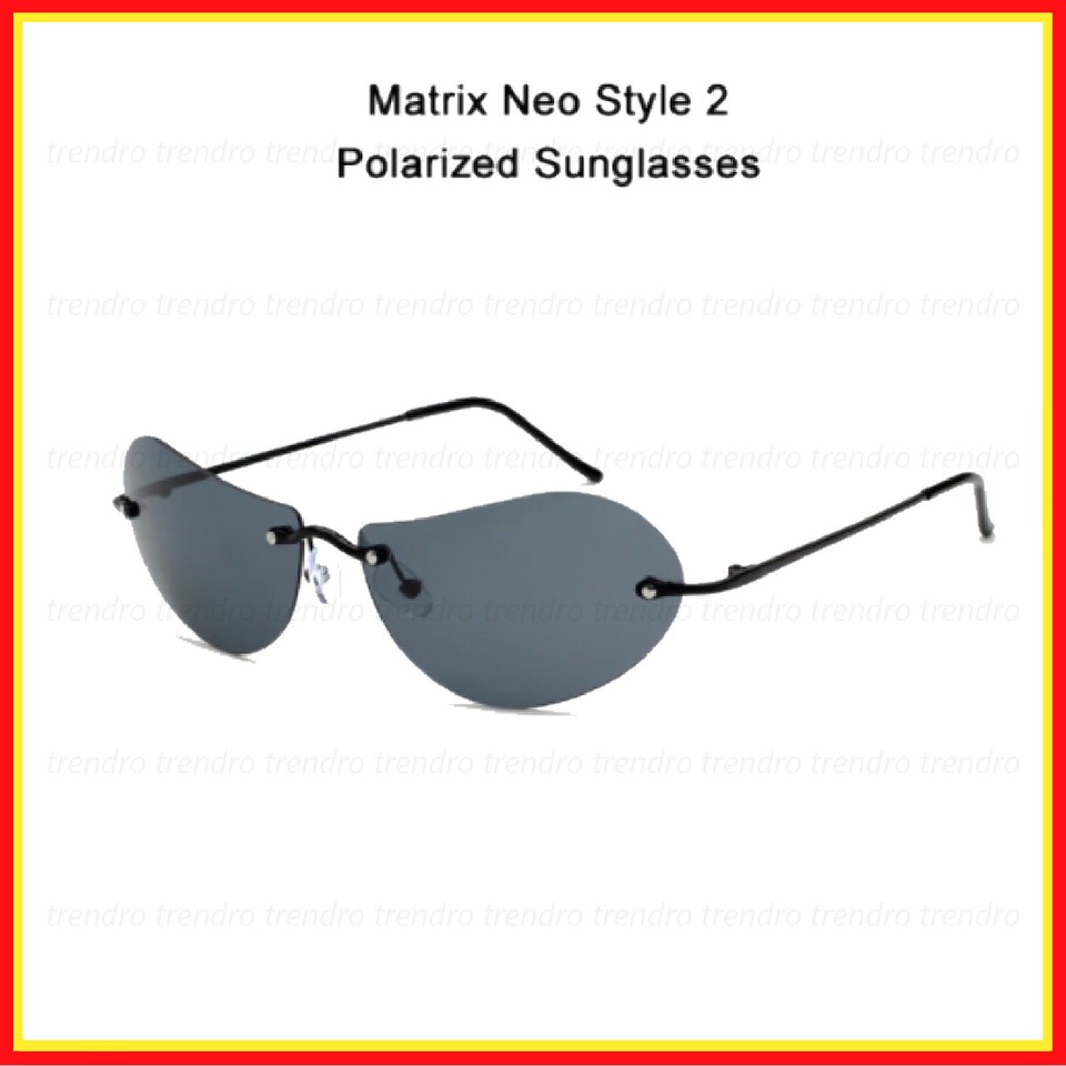 Vintage Classic The Matrix Agent Smith Style Polarized Men Sunglasses ...
