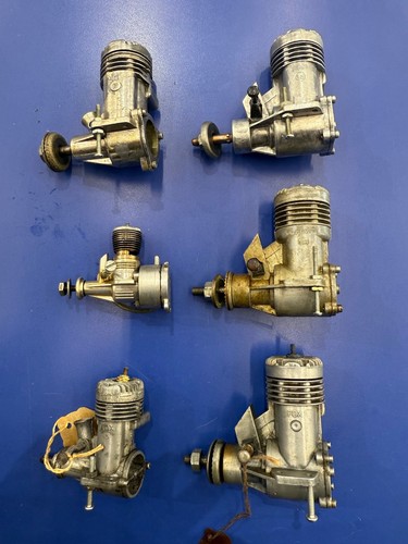 6pc FOX lot 15 35 36X 049 VINTAGE RC Glow Nitro Air Engines Motors ...
