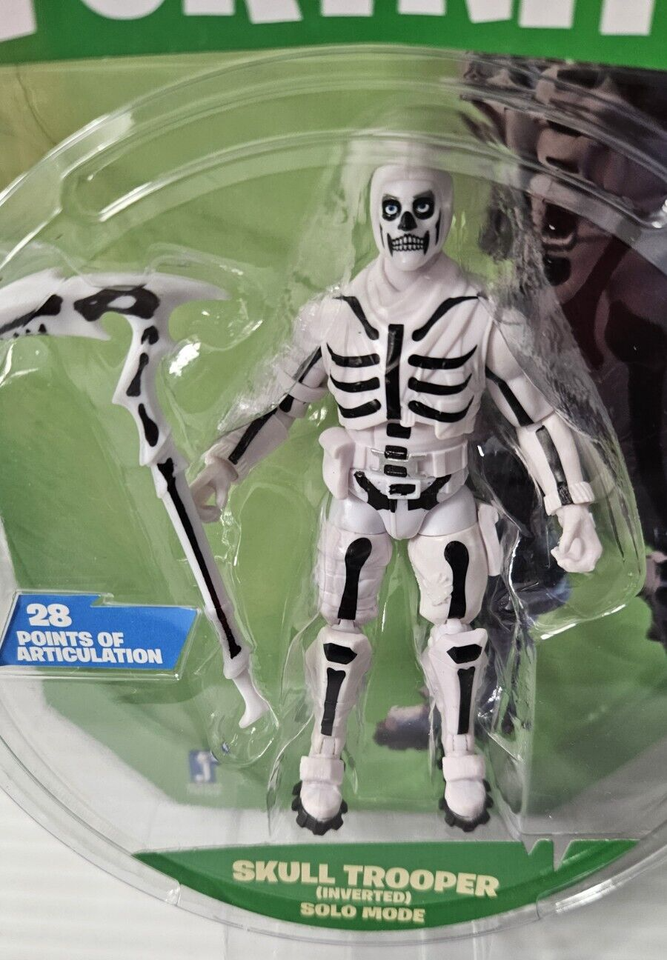 Fortnite Inverted Skull Trooper Solo Mode 4" Action Figure Jazwares New ...