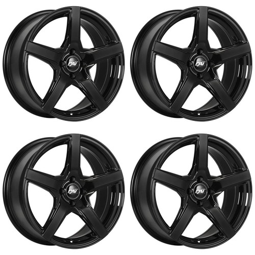 Set of 4 14in Black Alloy Wheel Rims for Honda CRX, DAZ9R10 4x100 4Lug ...