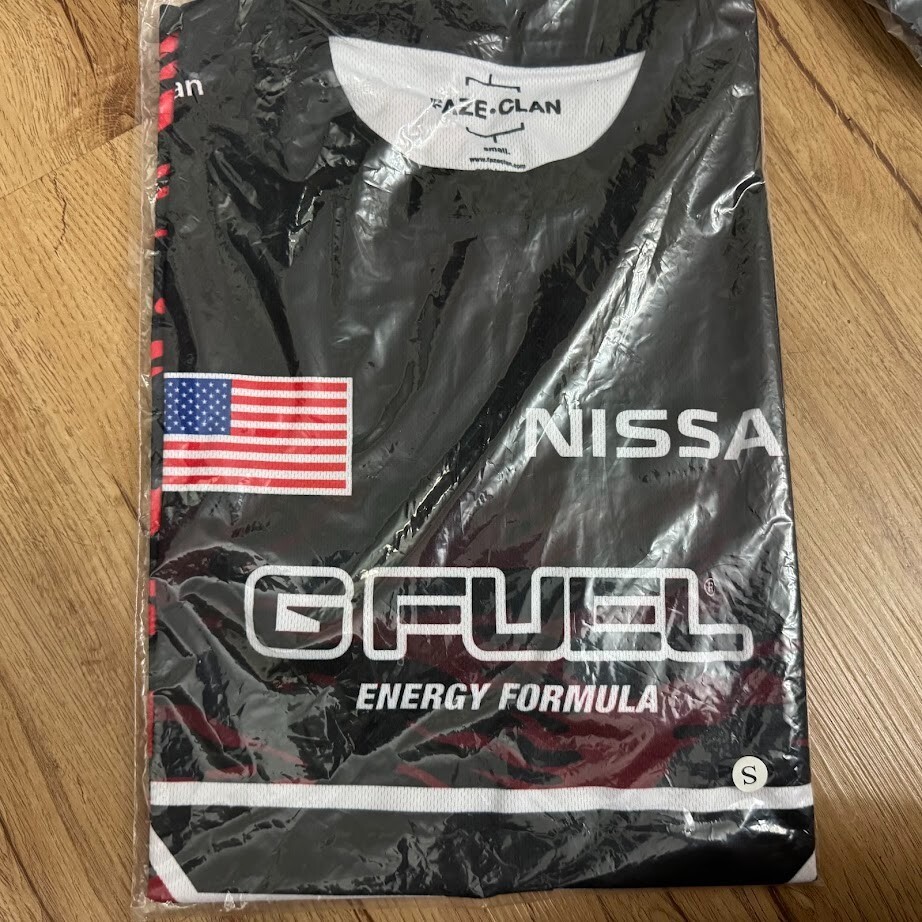 Faze Clan Pro Team Gaming Jersey Red Black Tiger Camo Sz Small | eBay