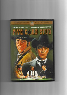 Five Card Stud DVD Dean Martin Robert Mitchum | eBay