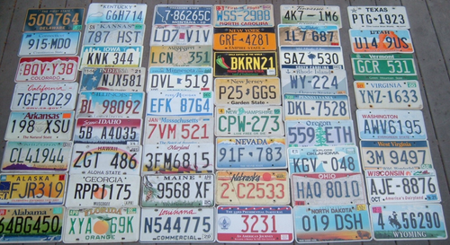 Complete set All 50 US states License plates + DC bonus Lot of 51 | eBay