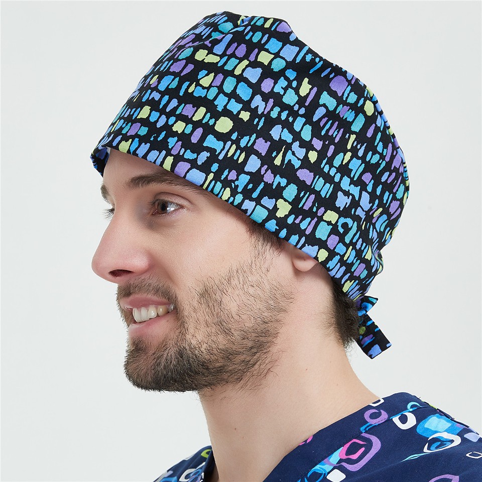 Medical Cap Doctor Surgical Hat Work Scrub Clean Nurse Head Cover ...