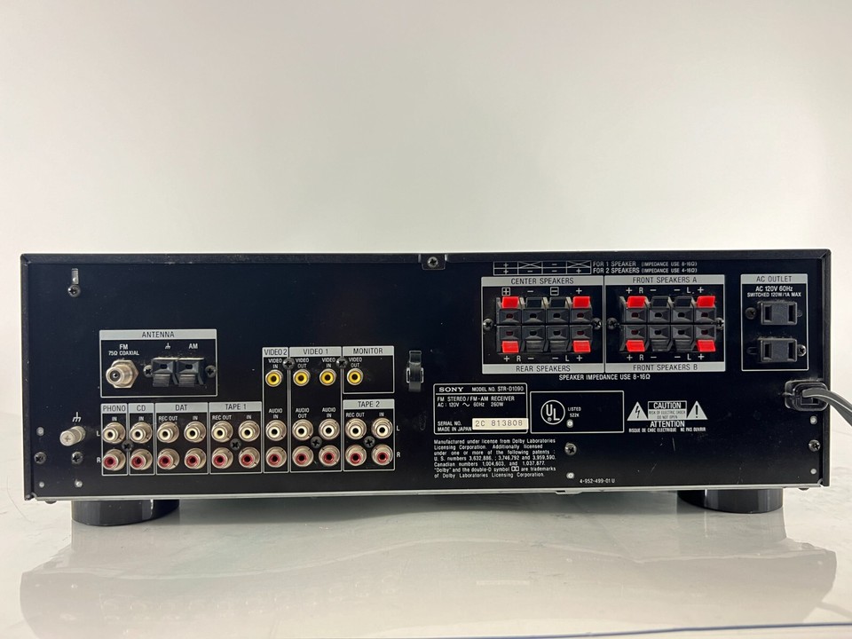 SONY STR-D1090 FM STEREO RECEIVER DOLBY 5.1 SURROUND | eBay
