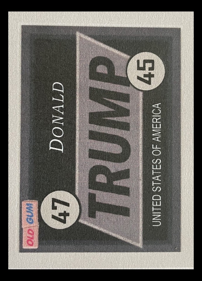 Donald Trump 2024 “Team Trump” Custom ACEO Card Team MAGA USA Fighters ...