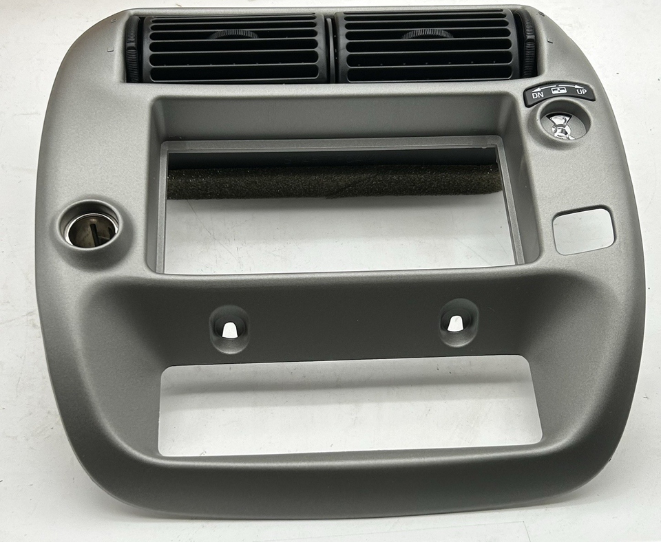 01 02 2001 2002 Ford Explorer Sport Trac Radio Bezel Panel Gray 2L2Z ...