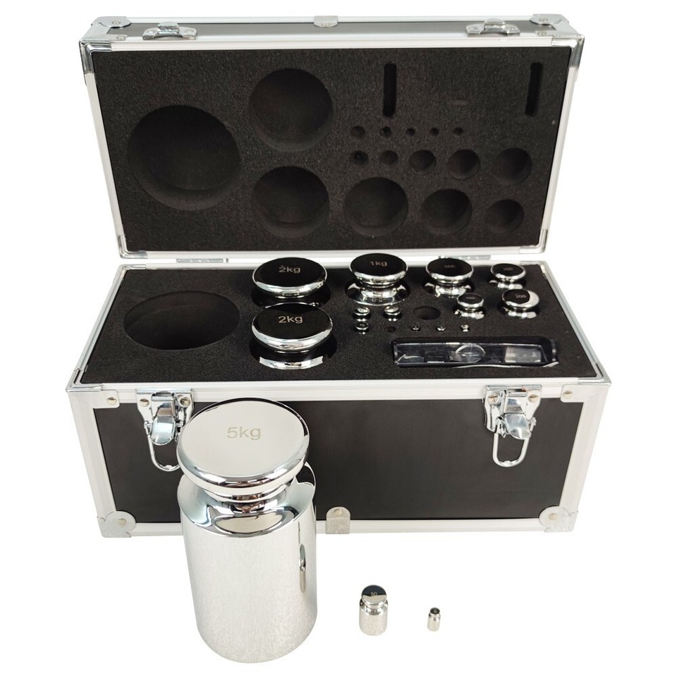 Used! F1 Grade 1mg-5kg Stainless Steel Calibration Weight Kit Standard ...
