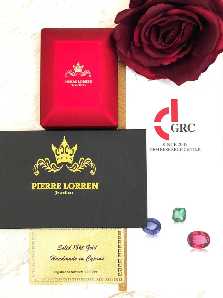 Solid 18k Gold Fine Jewelry Genuine Ruby Necklace Ruby Pendant Ruby ...