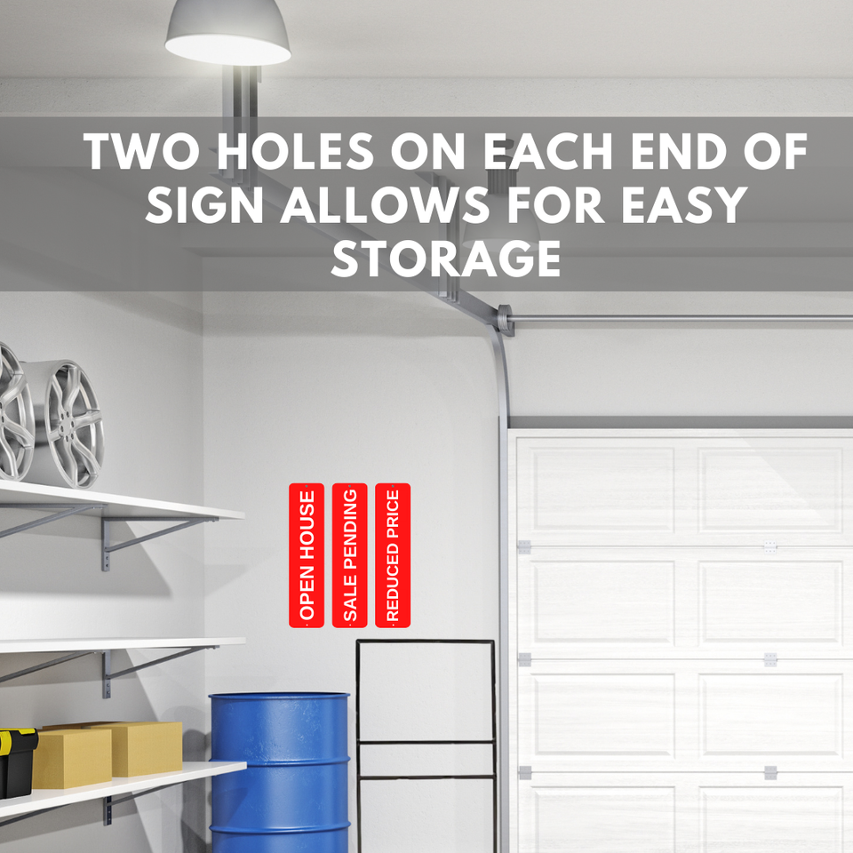 Real Estate Sign Riders 6X24 Weather & Fade Proof Sign Riders Aluminum ...