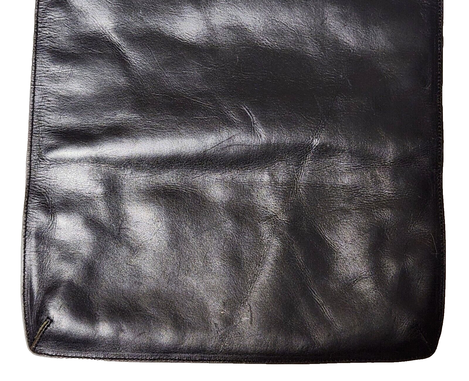 NOS Club Monaco Laser Cut Black Leather Zebra Cream Cotton Tote Bag ...