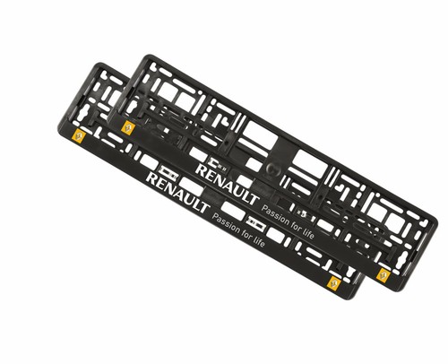2x European License Number Plate Frame Holder Surround for Renault fans ...
