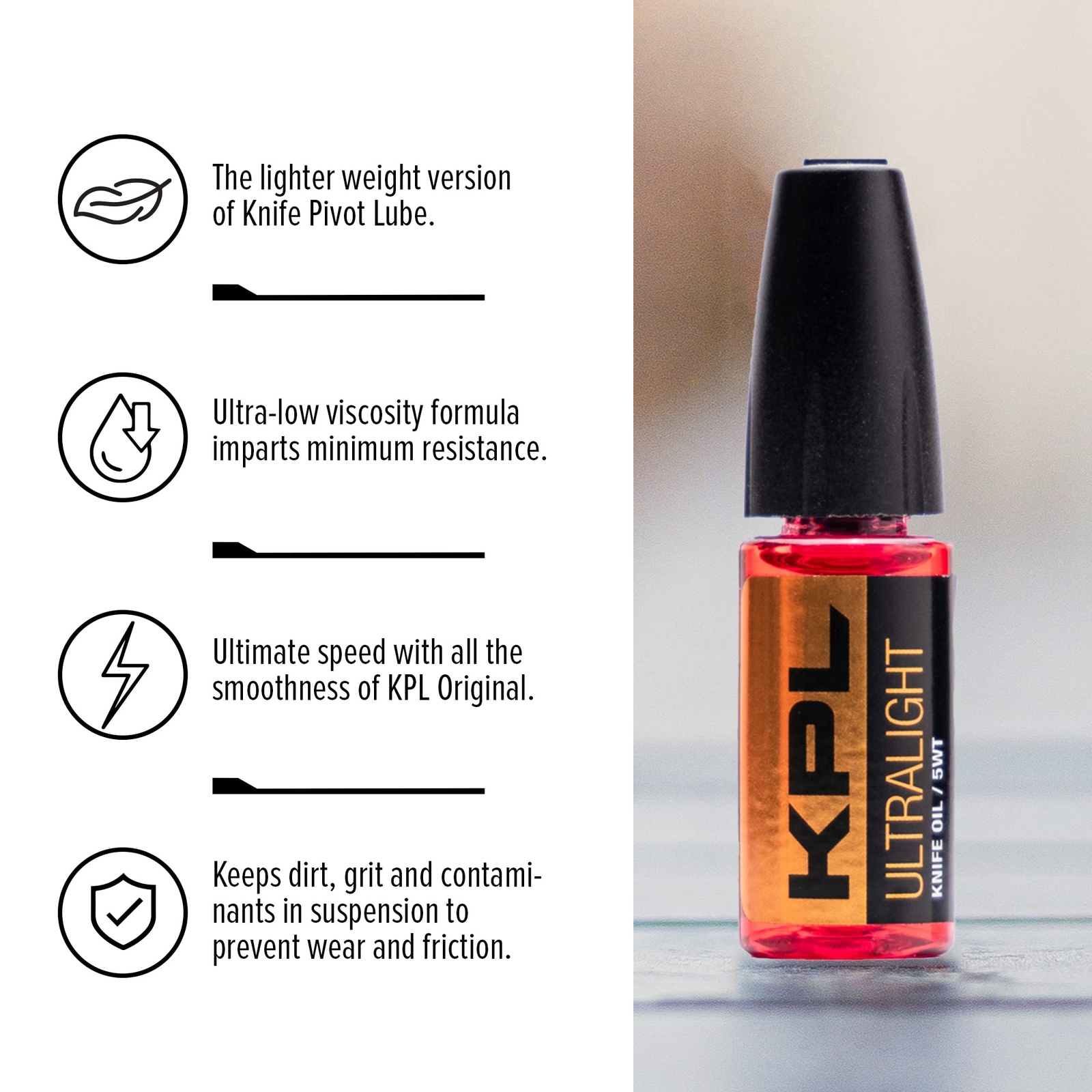 New Knife Pivot Lube Ultra Light Knife Oil KPLUL | eBay