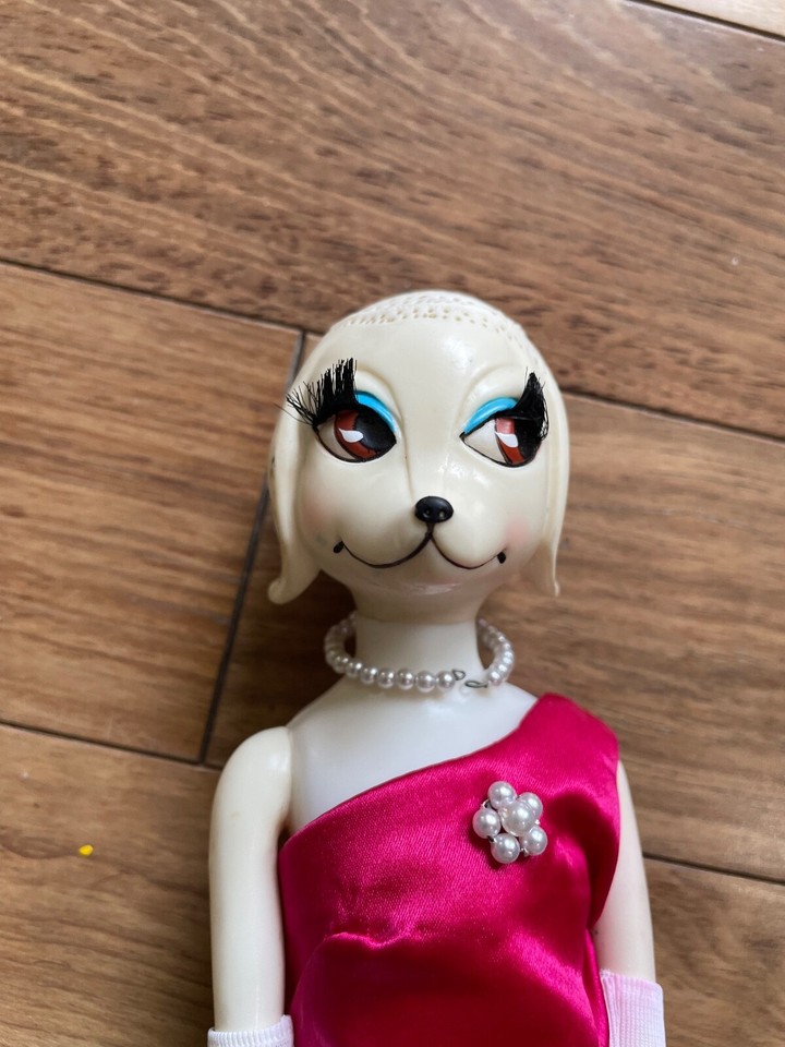 1966 PETEENA POODLE DOLL by HASBRO JAPAN-Dress, Stockings, Gloves ...