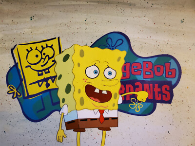 SPONGEBOB SQUAREPANTS ORIGINAL PRODUCTION CEL CELL ANIMATION ART NM | eBay