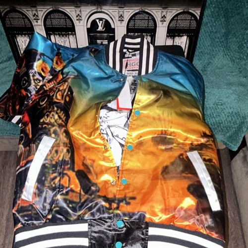 Headgear Classics Mad Max Fury Road Varsity Jacket Men’s M Blue Orange ...